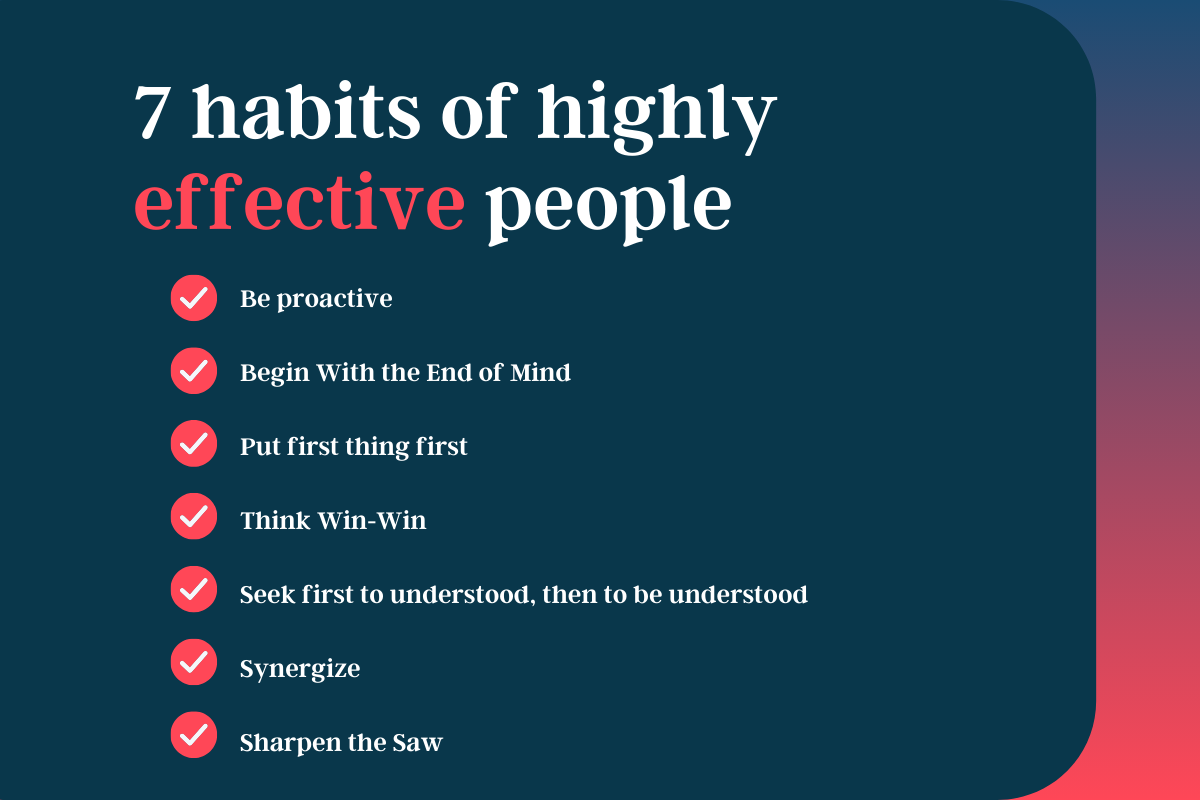 7 Habits Of Highly Effective People
